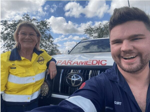 Rachel Hawker and the Emergency Response team at Isaac Downs Mine site ...
